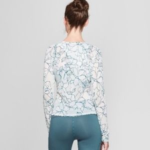 JoyLab | Tops | Joy Lab Mesh Floral Top Nwt | Poshmark